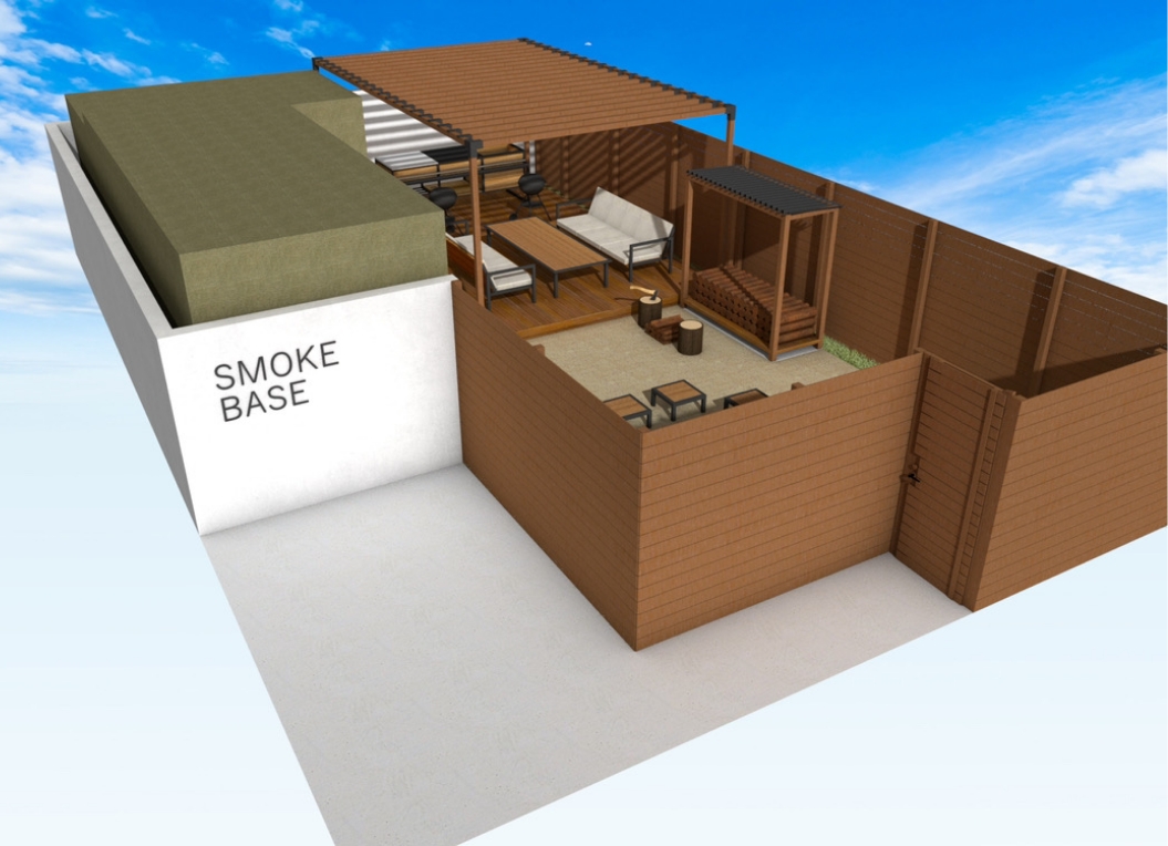 「狼煙を上げろ。」煙の楽しむ アクティビティSmoke Base。